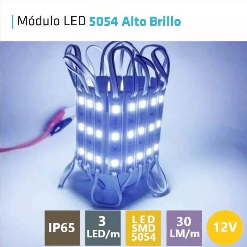 Modulo Led Crafters 5054 Smd 12v 3 Chips 30 Lm Rgb Exterior - Crafters